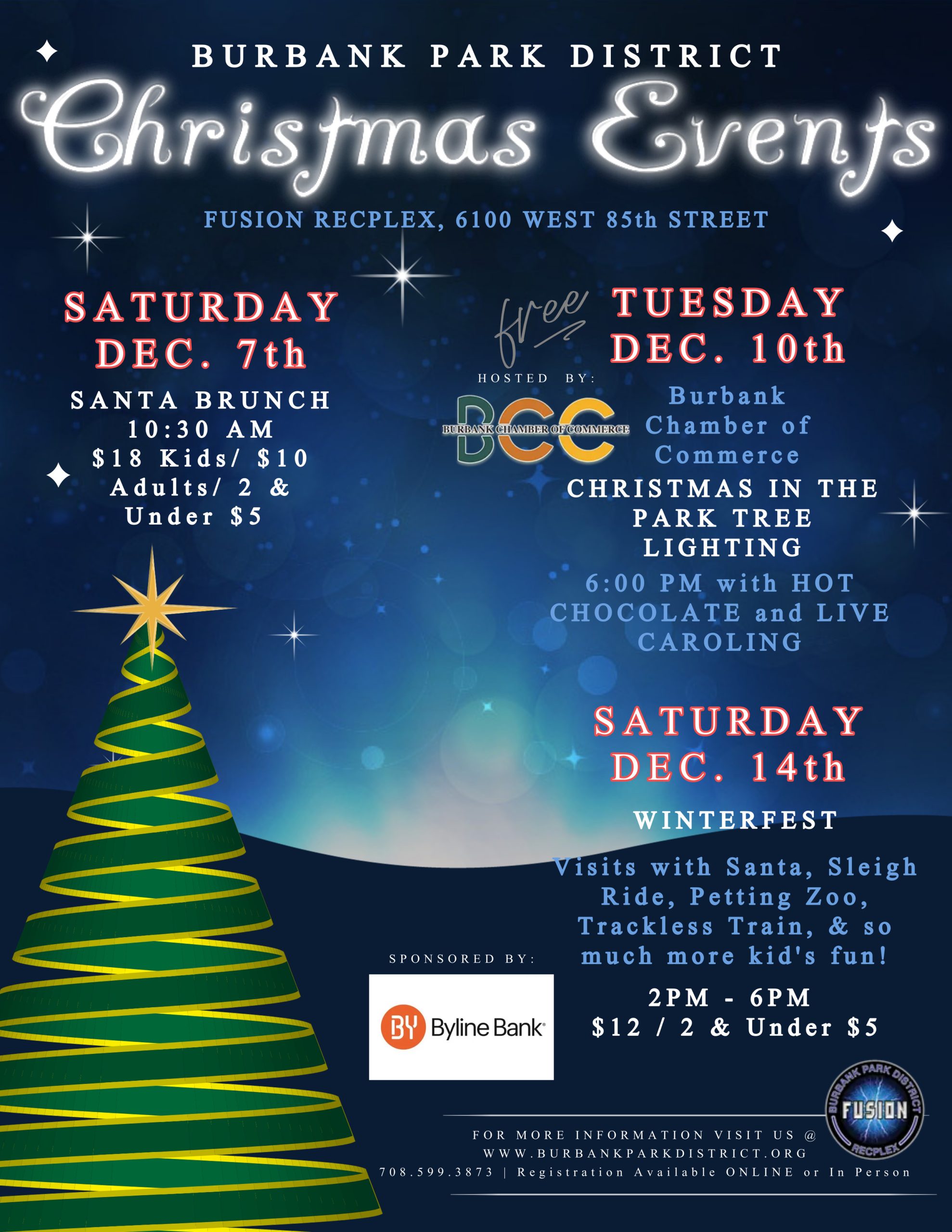 Burbank Park District – "Where Fitness and Recreation Become One"