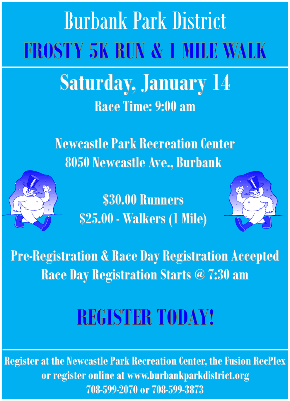 Burbank Park District | "Where Fitness and Recreation Become One"