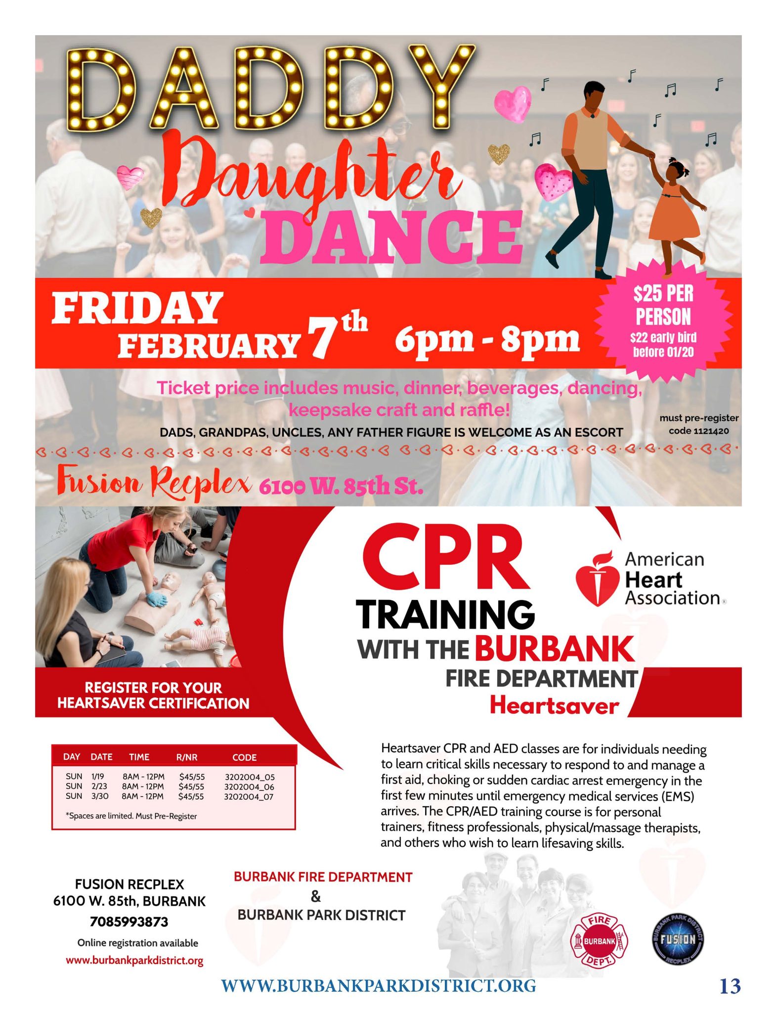 Burbank Park District – "Where Fitness and Recreation Become One"