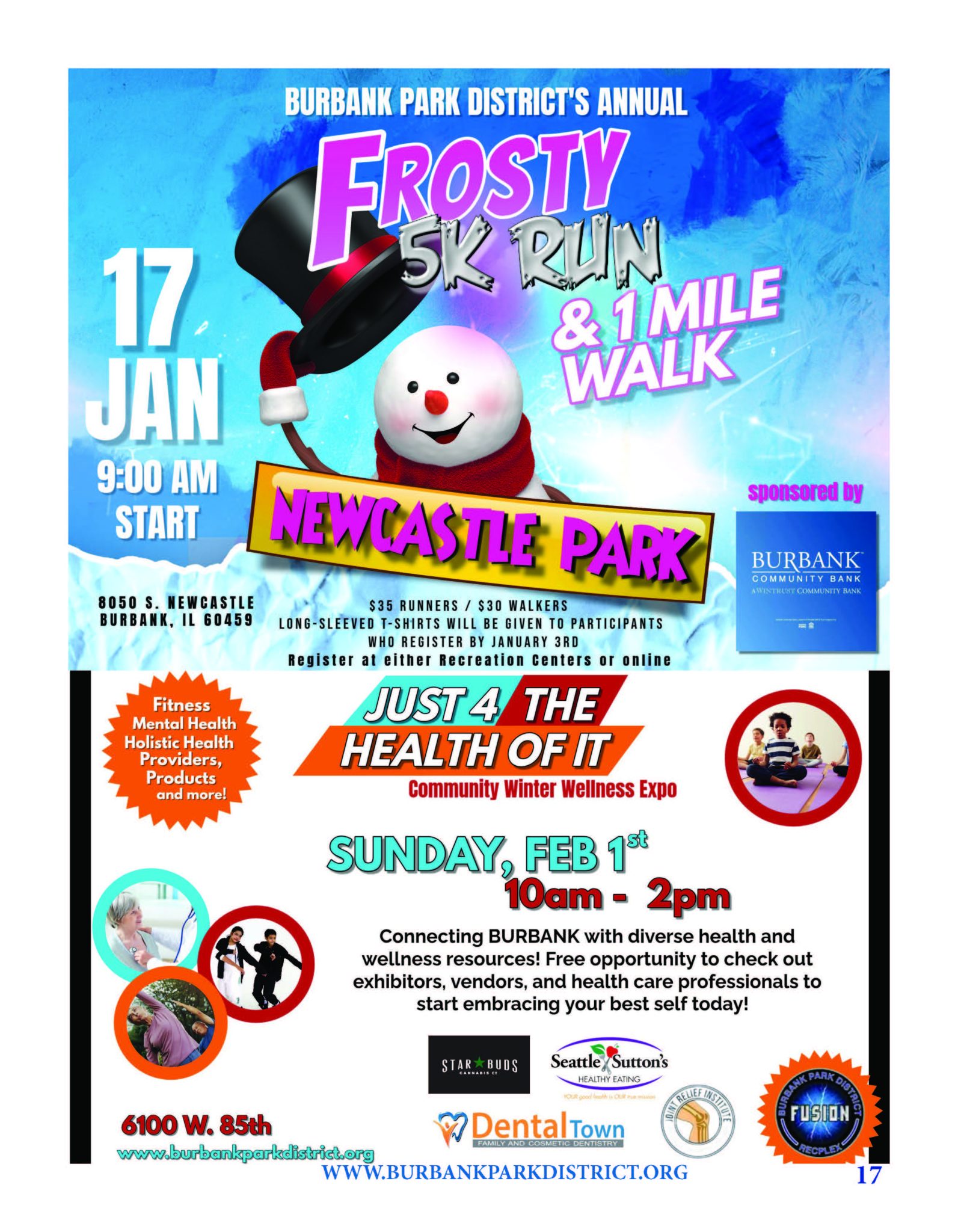 Burbank Park District – "Where Fitness and Recreation Become One"