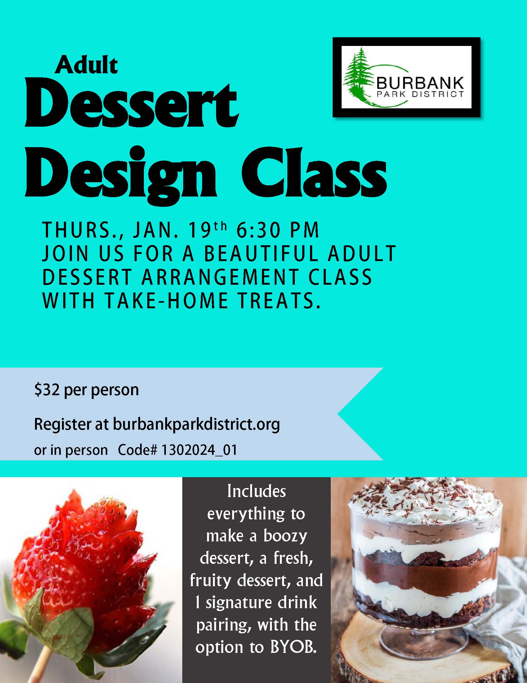Dessert Design Ad – Burbank Park District