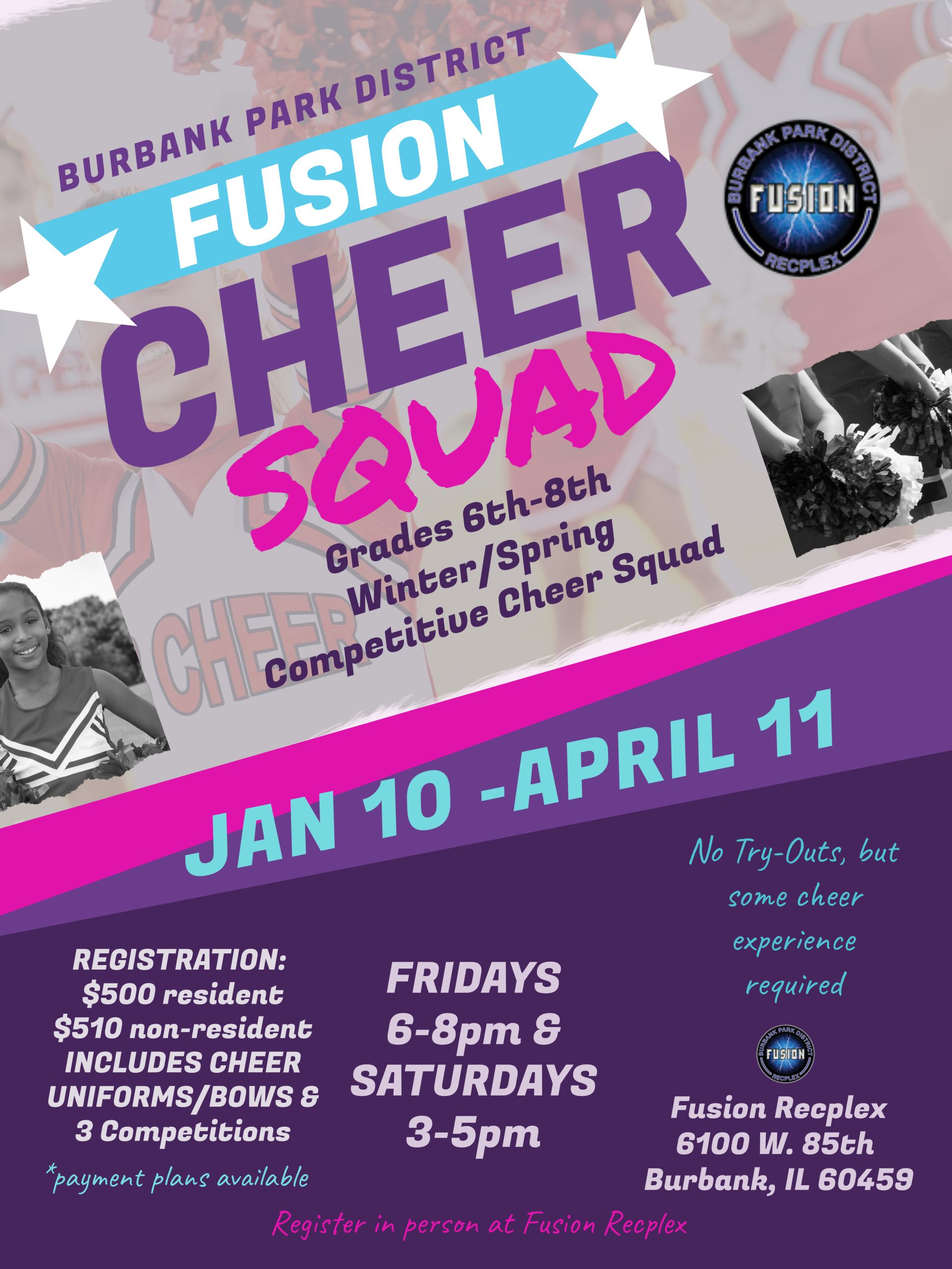 Burbank Park District – "Where Fitness and Recreation Become One"