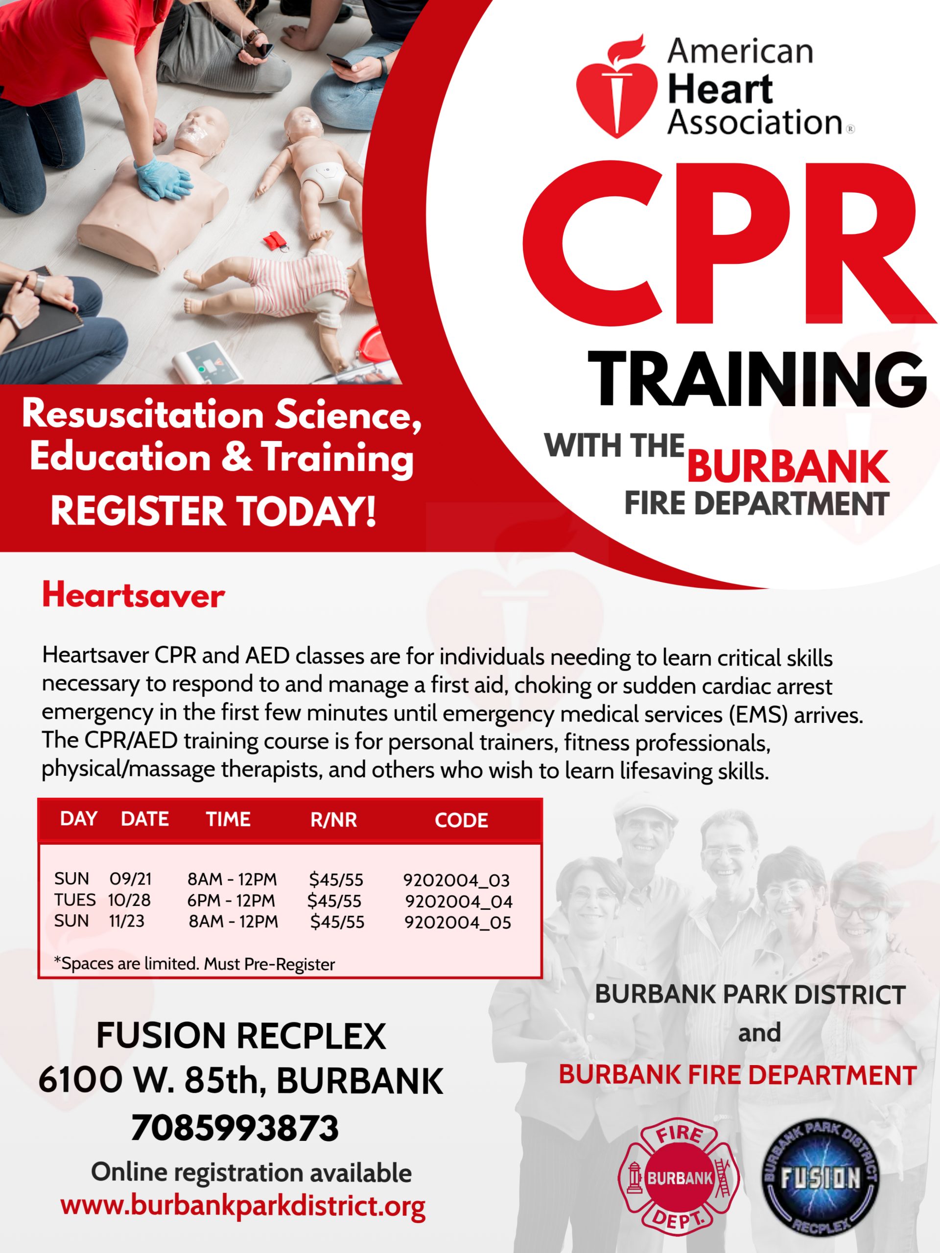 CPR – Burbank Park District